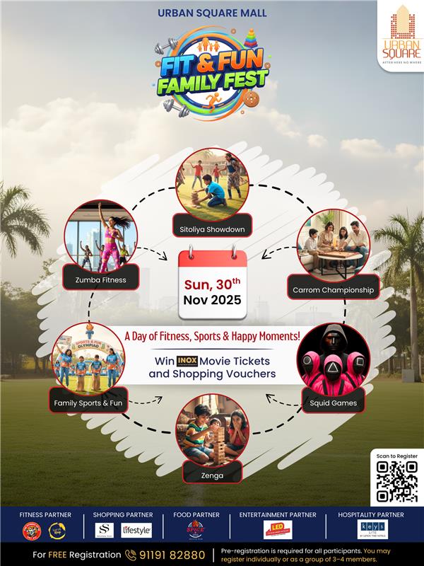 Fit And Fun Family Fest – Urban Square Mall Udaipur