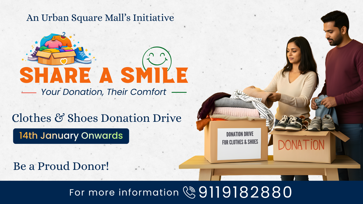 Inauguration Of Share A Smile Donation Drive At Urban Square