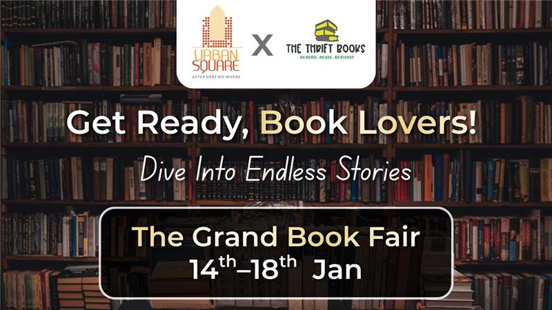 Grand Book Fair At Urban Square Mall With The Thrift Books